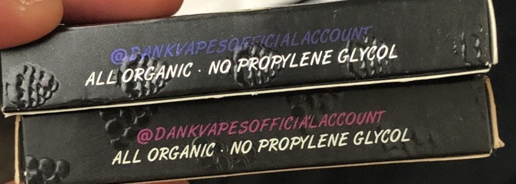 Fake Dank Vapes Carts: New Packaging, Updated April 2019