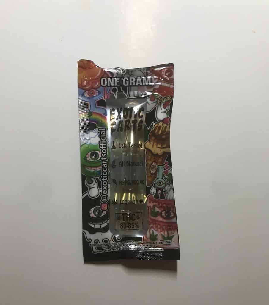 Exotic Carts Review: THC Cartridge Delivers Strong Hits, But Not Trusted
