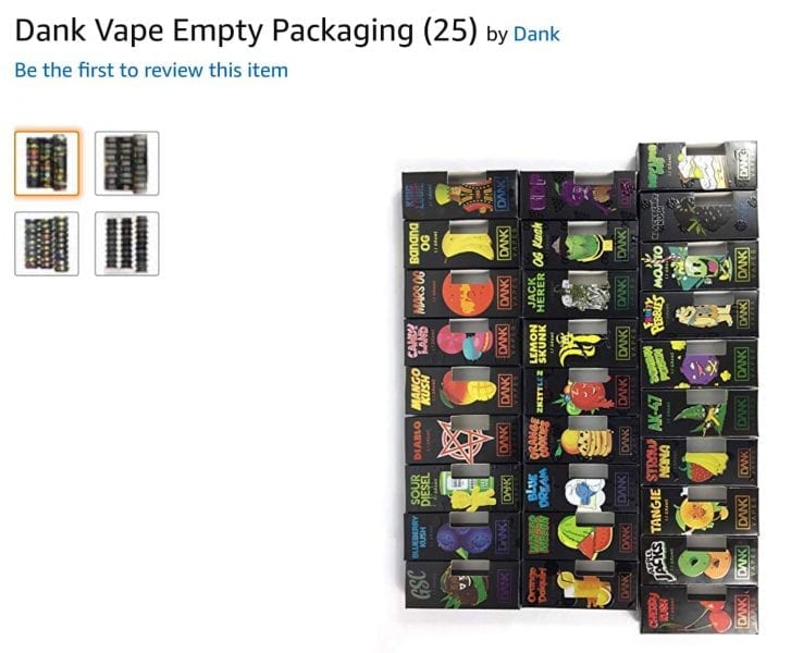 Fake Dank Vapes Carts: New Packaging, Updated April 2019