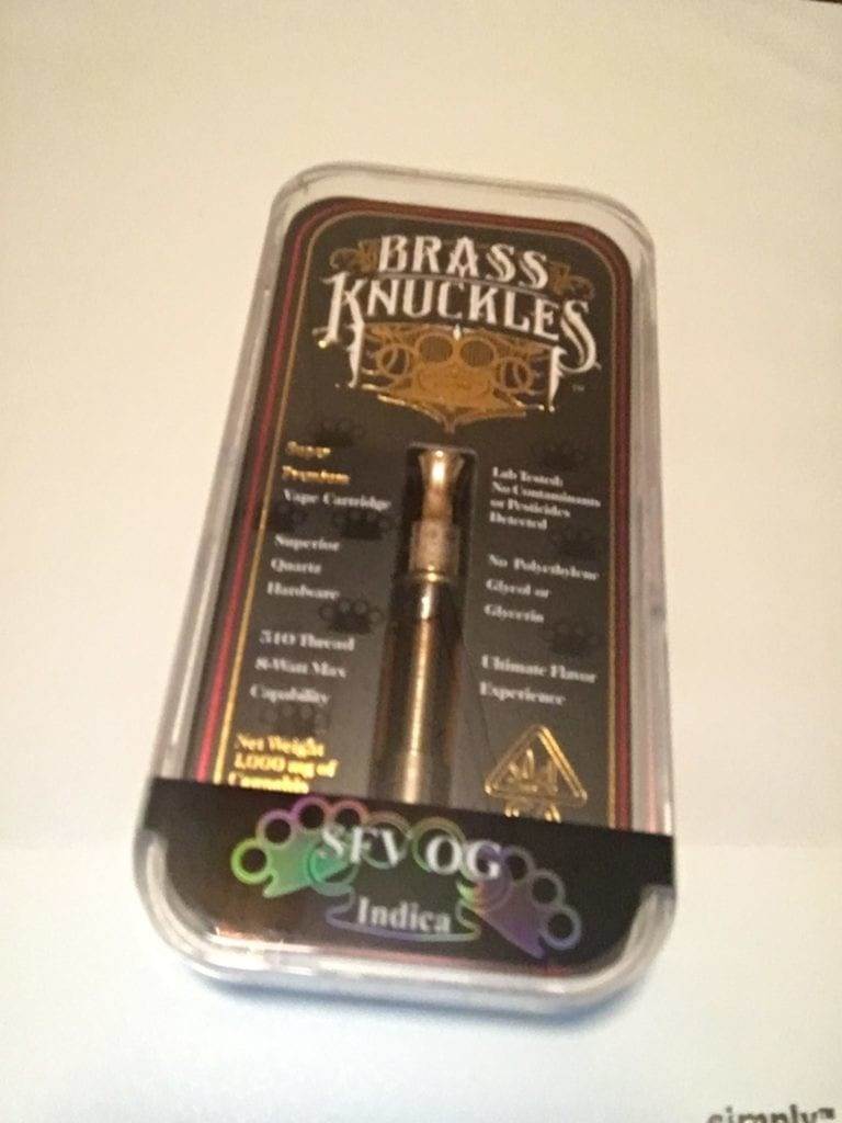 Brass Knuckles SFV OG Review: One Long Hit - DabConnection Cartridges