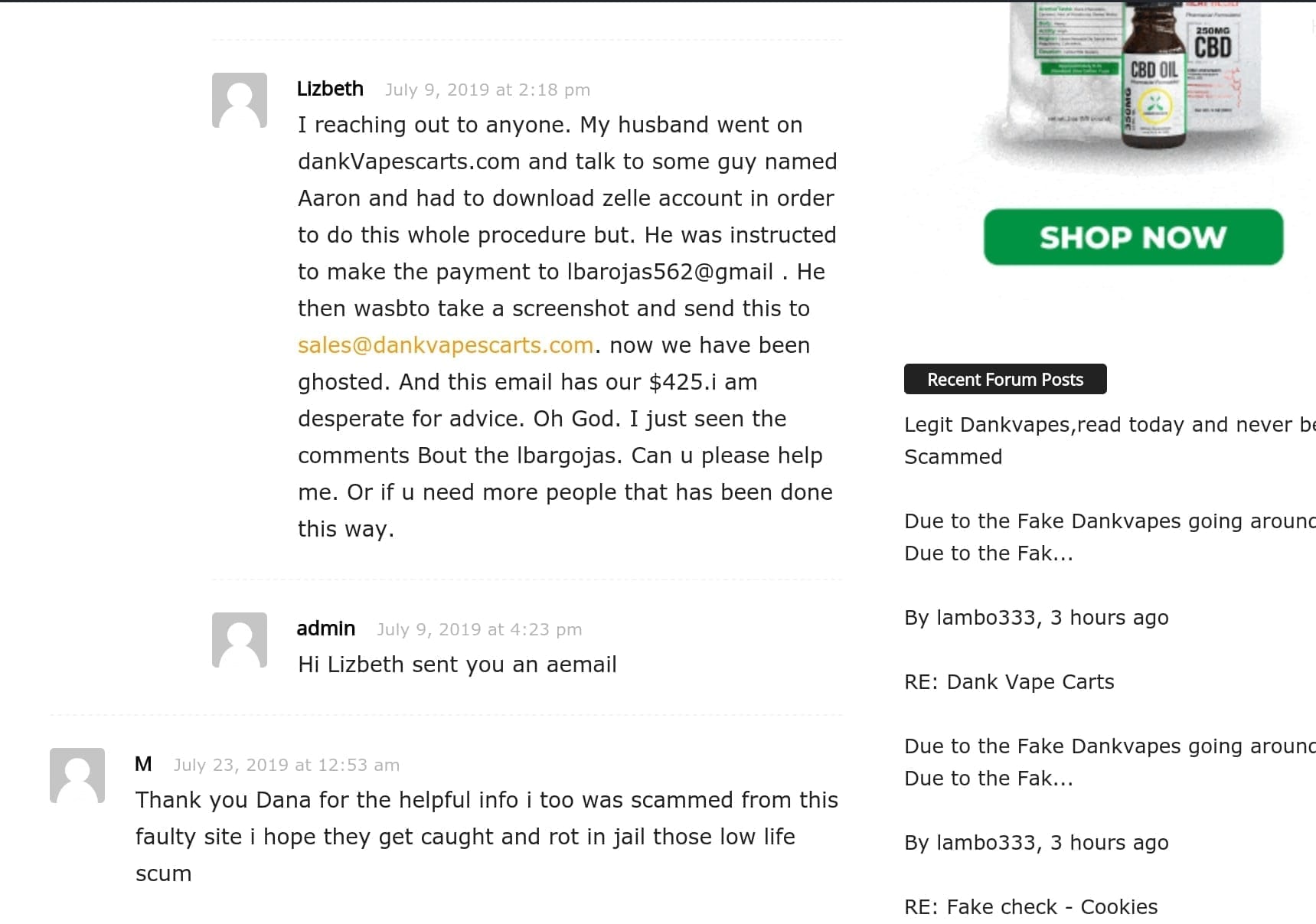 dankvapescarts.com : Scam Alert, Not Delivering