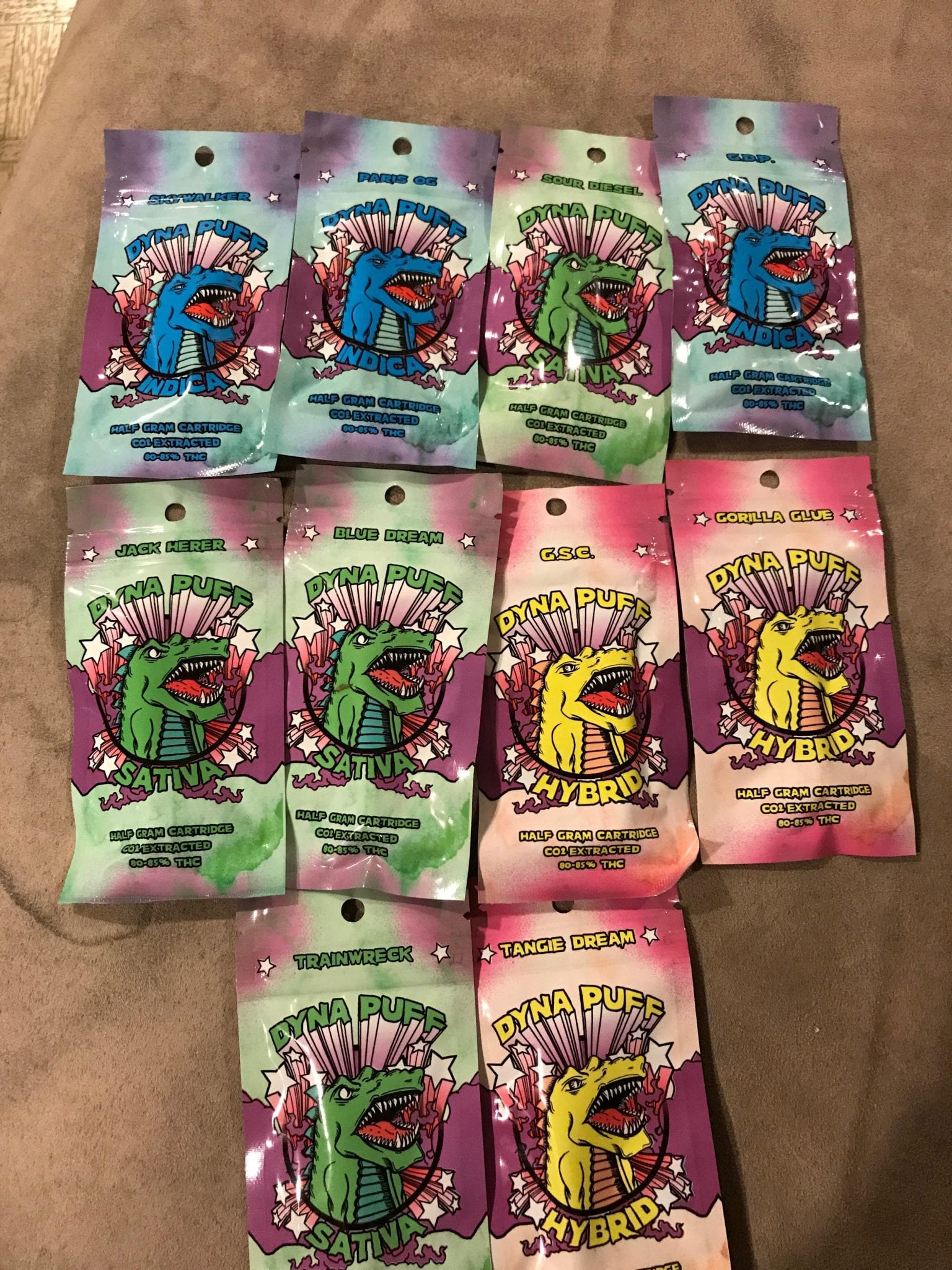 Dyna Puff is an Unregulated THC Cart Brand