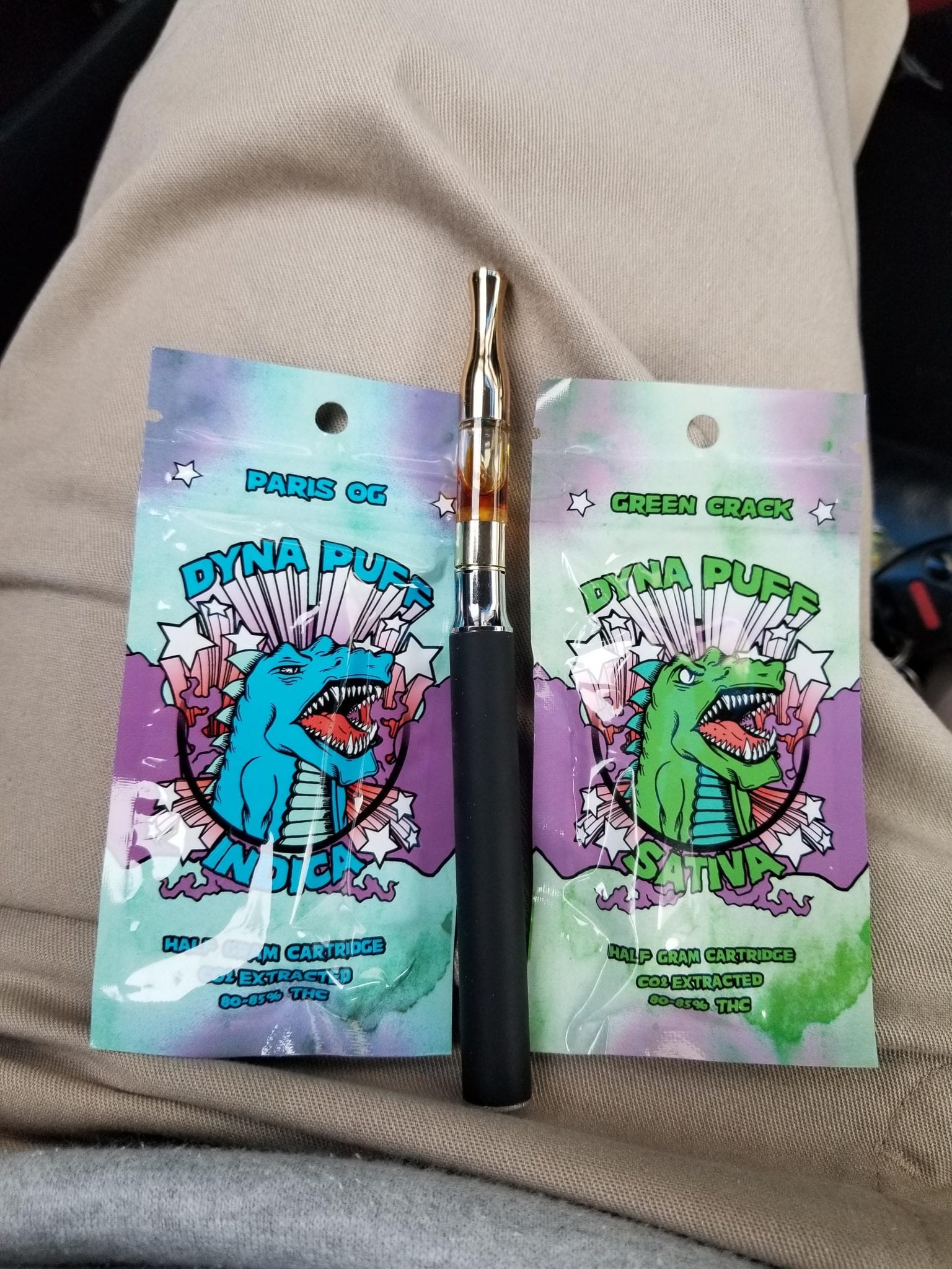 Dyna Puff is an Unregulated THC Cart Brand