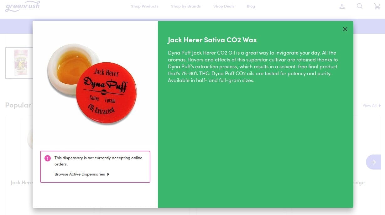 Dyna Puff is an Unregulated THC Cart Brand