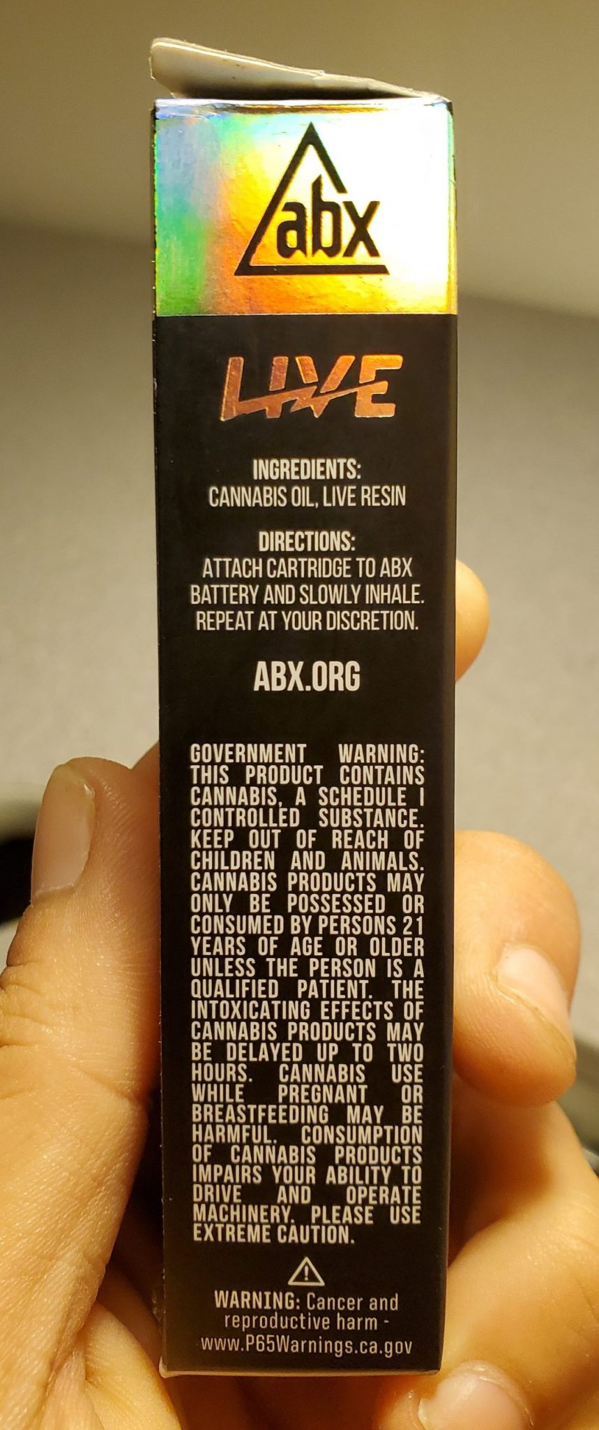 ABX Live Resin Cart Review - Solid carts at very affordable prices