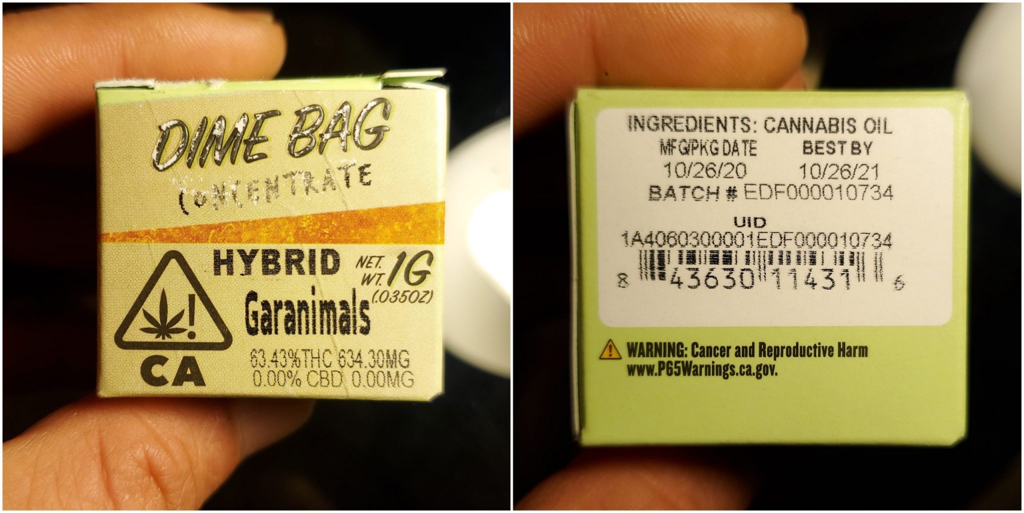 Dime Bag Live Resin Sugar Review - Tasty and Budget-conscious