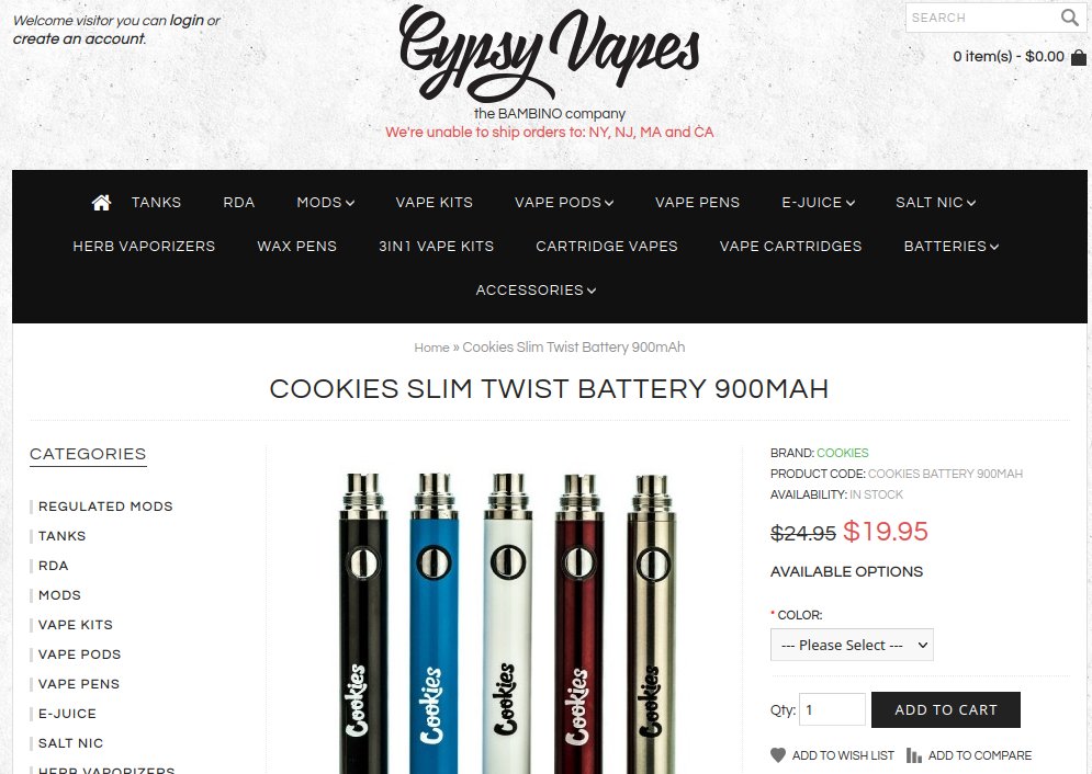 Fake Cookies Vape Batteries : Beware! - DabConnection