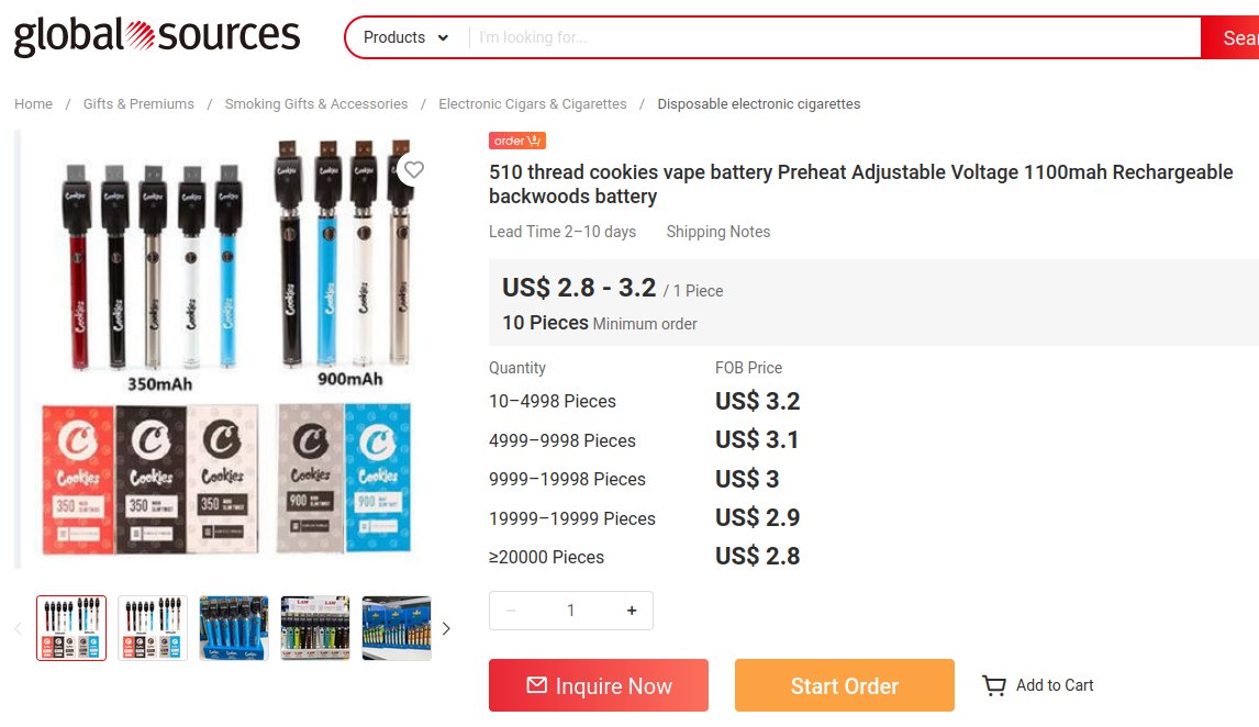 Fake Cookies Vape Batteries : Beware! - DabConnection
