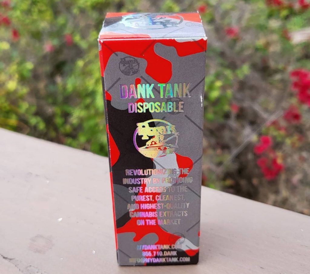 Dank Tank Live Resin Disposable Review - Mild Effects and Potency