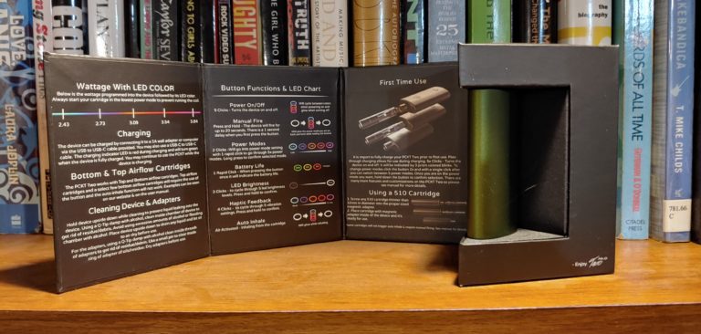 PCKT Two Cartridge Battery System : Top-Tier Vaping