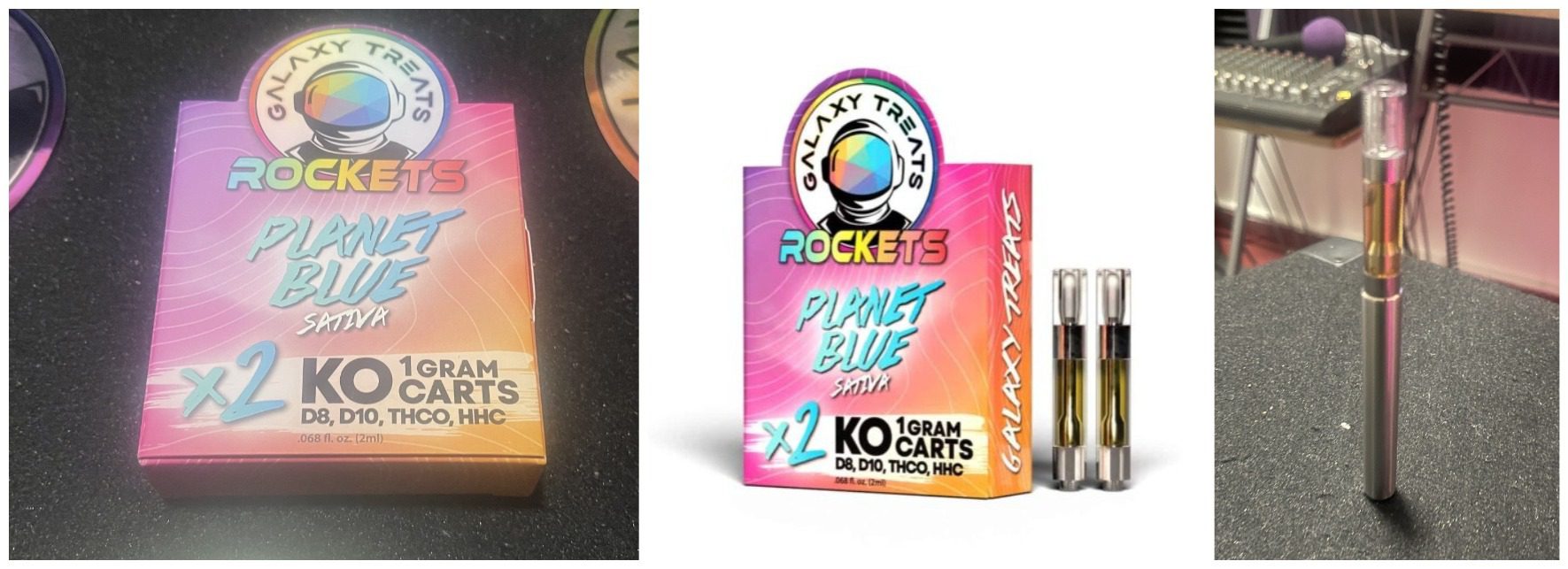 Galaxy Treats Planet Blue Cart Review - Relaxing and Uplifting