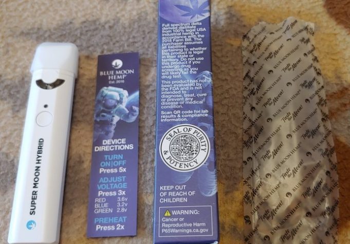 Blue Moon Hemp Disposables | Not That Rare