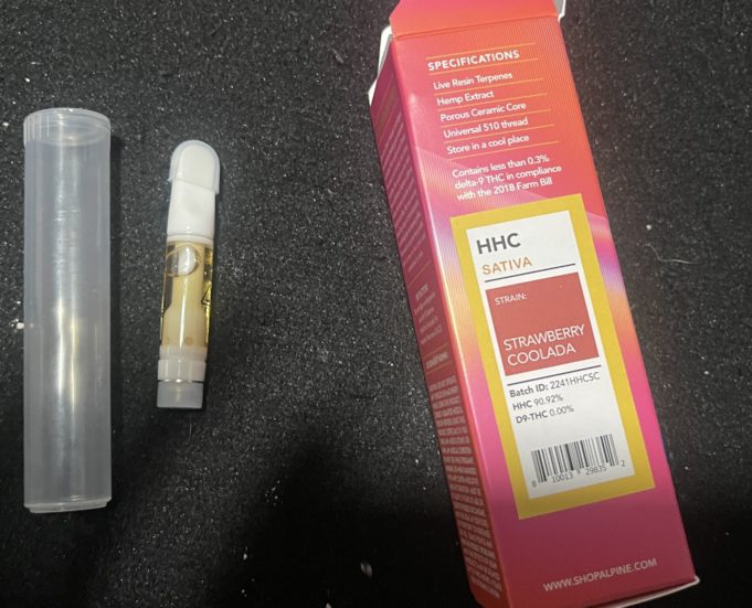 Alpine Live Resin HHC Cartridge Review - Solid Carts