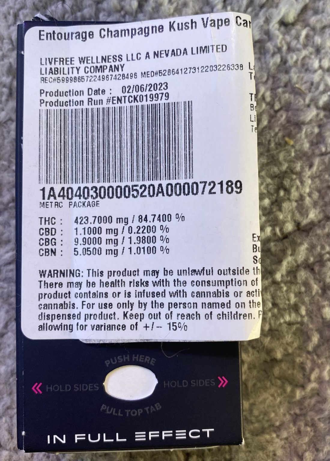 Entourage Cart Review - Great Party High